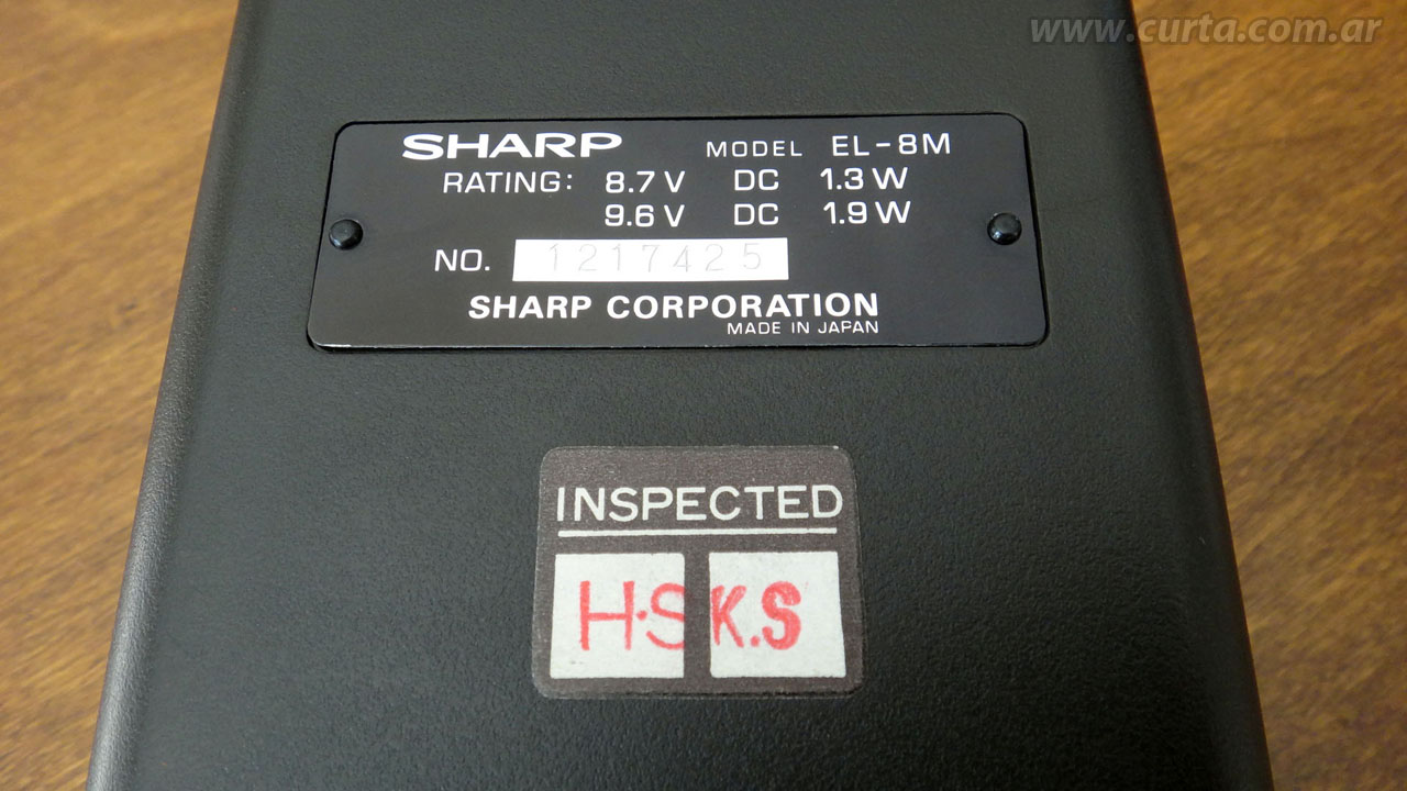 Sharp EL-8 & EL-8M